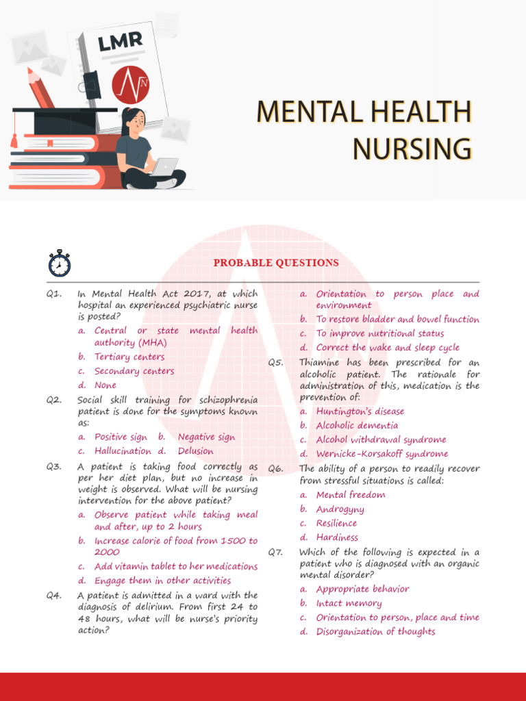 NNL Psychiatric | PDF | Mental Disorder | Major Depressive Disorder