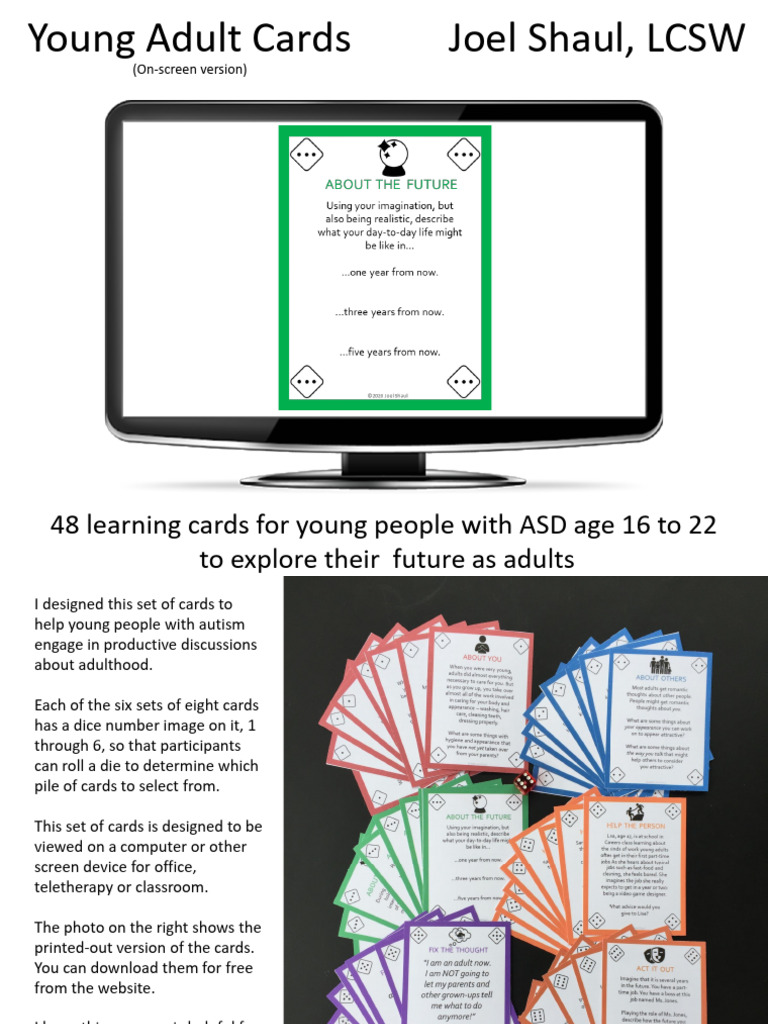 Young Adult Cards On Screen Version | PDF