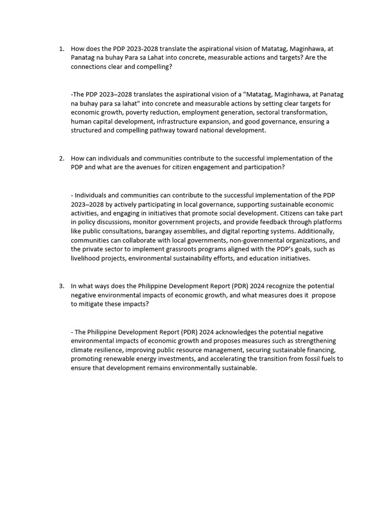 How Does The PDP 2023 | PDF