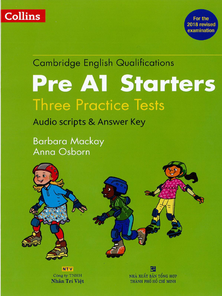 Pre A1 Starters - Three Practice Tests - Scriptskey - 2018 26p | PDF