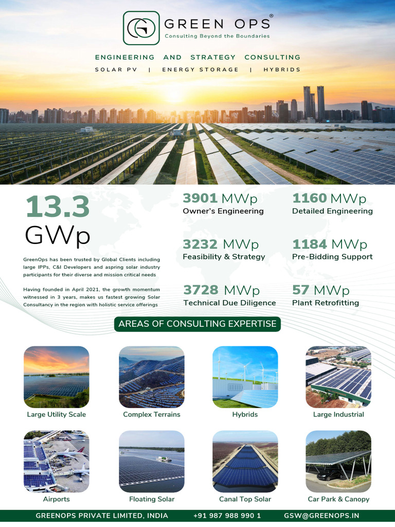 GreenOps Renewables Consulting, Global | PDF | Photovoltaics ...