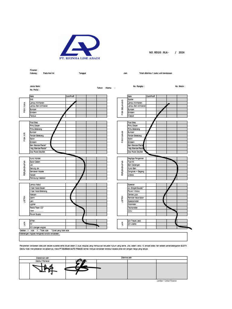 BSTK MOBIL 2024 BAF Wuling | PDF