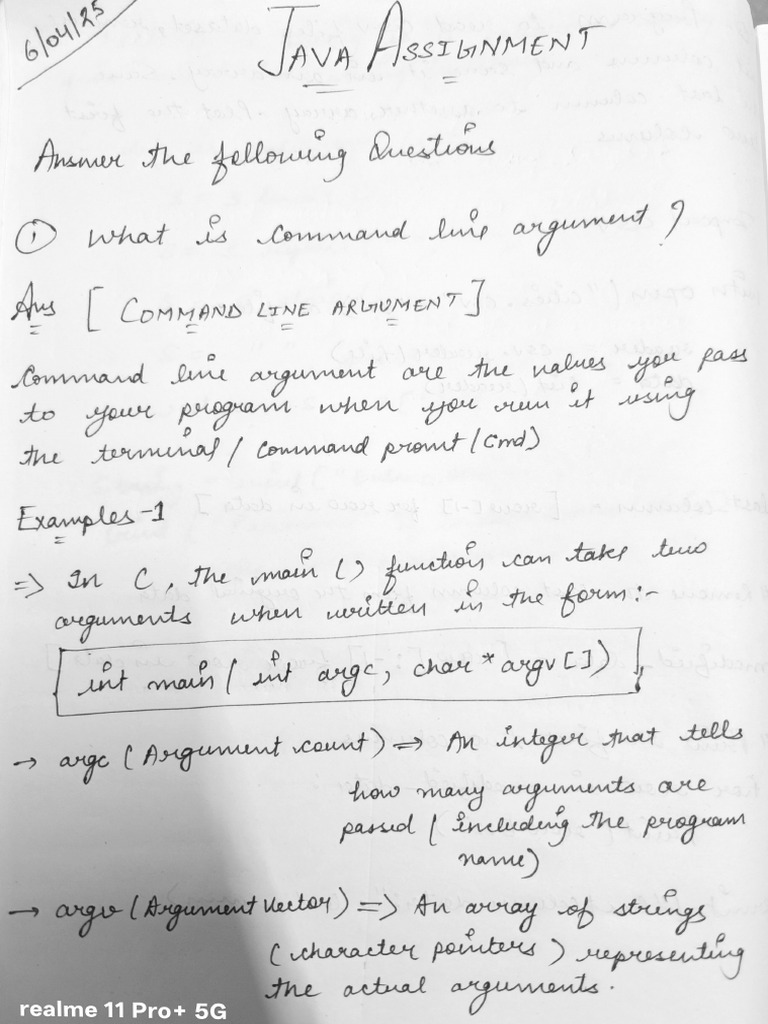 Java Assignment 1 | PDF