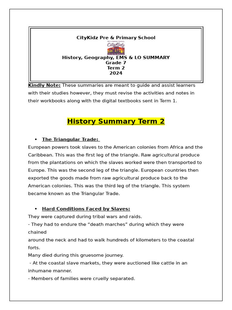 Term 2 Study Pack Summaries | PDF | Soil | Flood