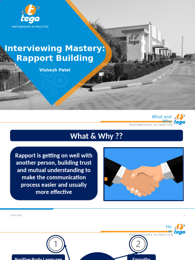 Interviewing Mastery - Rappot Building | PDF | Interpersonal ...
