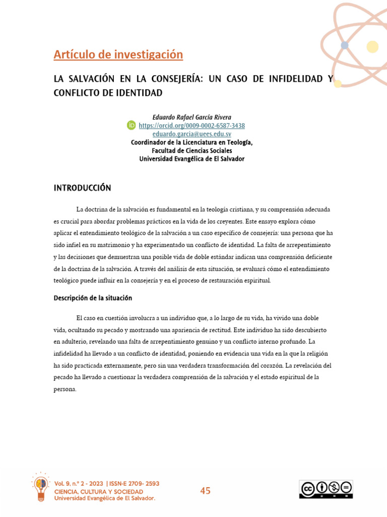 3 +art +Rev+CCS+9+n+2++2023 | PDF | Salvación | Fe