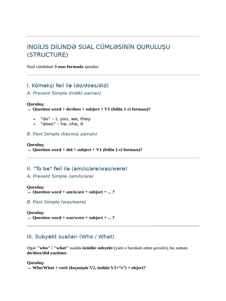 Interrogative Structure | PDF | Noun | Syntactic Relationships