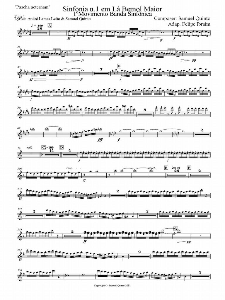 Sinfonia 1ºmovimento Completo Pdf