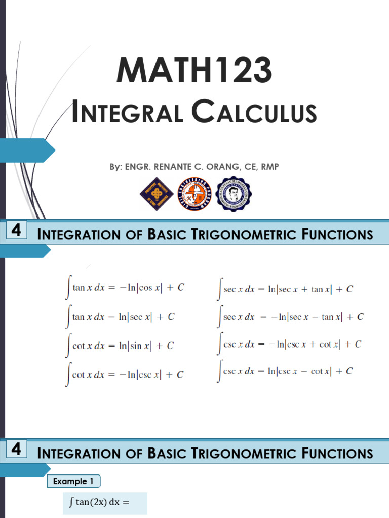 Math123 Integral Calculus Day 7 2024 2025 | PDF