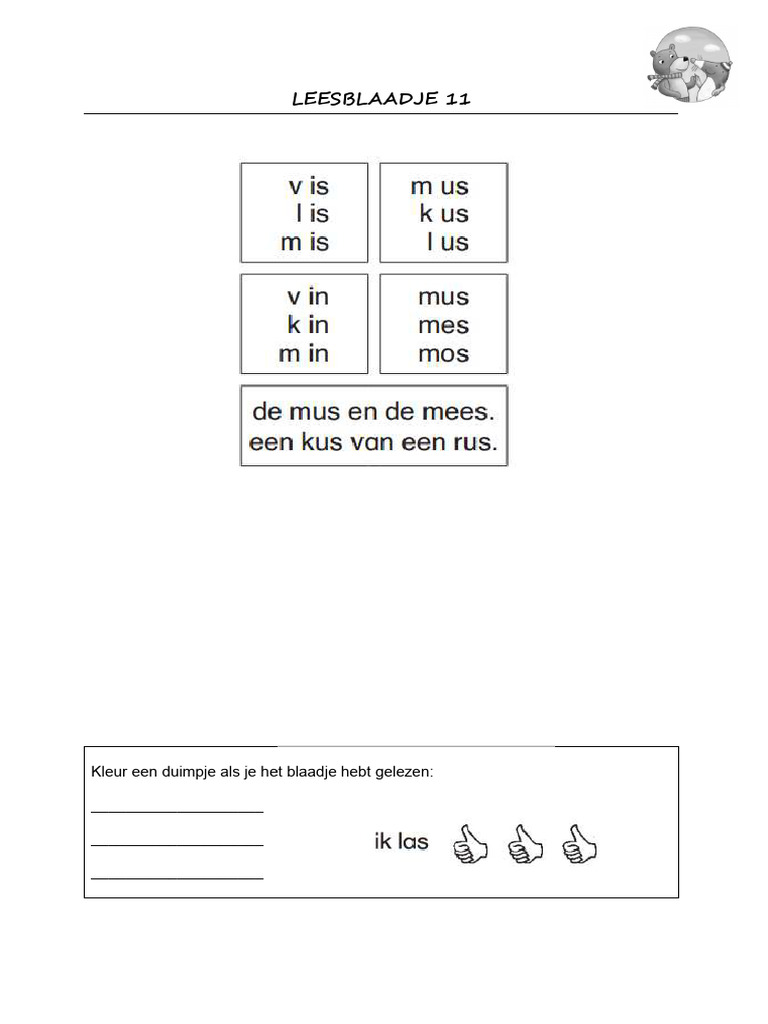Leesblaadjes Mol en Beer 2 | PDF