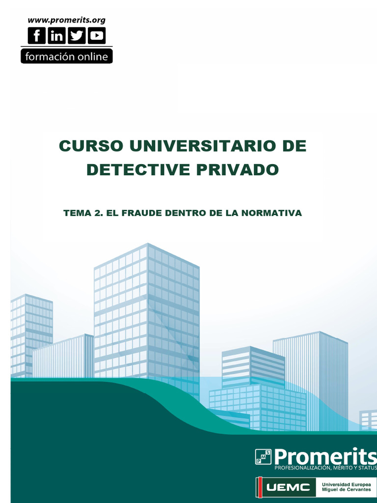 Fraude y Normativa en Detectives Privados | PDF | Fraude | Seguro