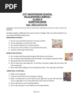 Safety Rules On Road For Class 2 Worksheet With Answer 0 2022 28-08 ...