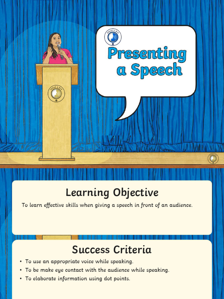 Au t2 e 4023 Public Speaking Skills Powerpoint English - Ver - 4 | PDF ...