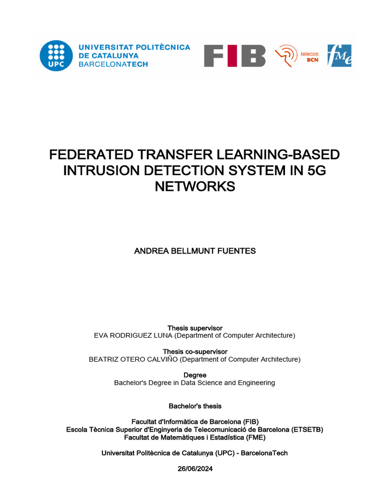 Federated Transfer Learning-Based Intrusion Detection System in 5G ...