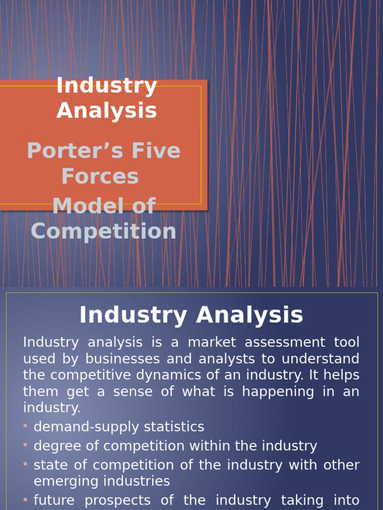Industry Analysis: Porter's Five Forces | PDF | Financial Economics ...