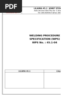 WPS GTAW Stainless Steel | PDF | Welding | Construction