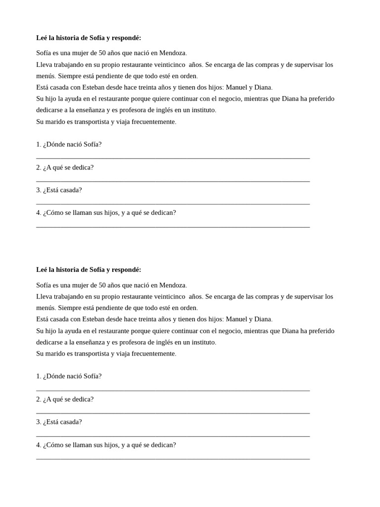 Leer y Responder | PDF