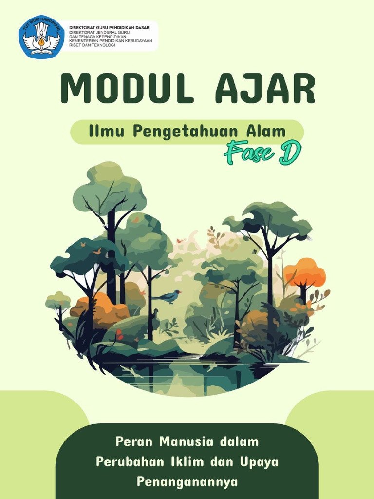 Modul Ajar Ilmu Pengetahuan Alam (IPA) - Peran Manusia Dalam Perubahan Iklim Dan Upaya ...