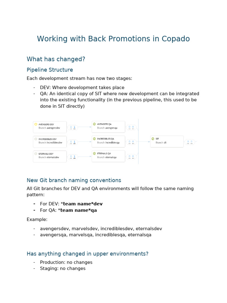 Working With Back Promotions in Copado | PDF | Software | Computer ...