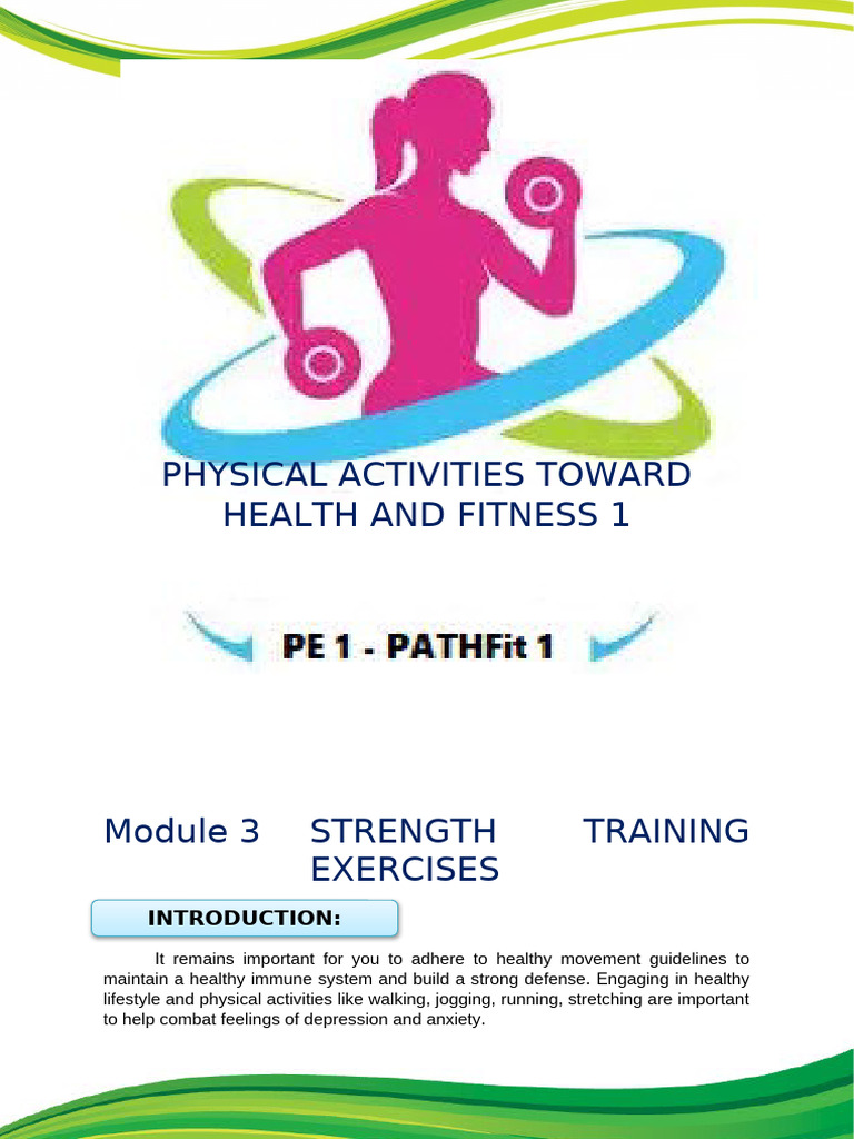 Strength Training Exercises for Health | PDF | Physical Fitness ...