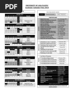 Academic Calendar - ARU | PDF | Academic Term