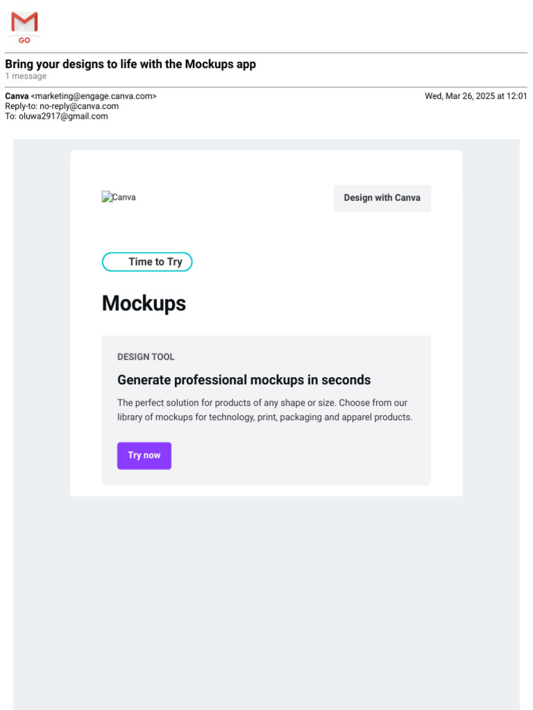 Create Stunning Gmail Mockups Quickly | PDF