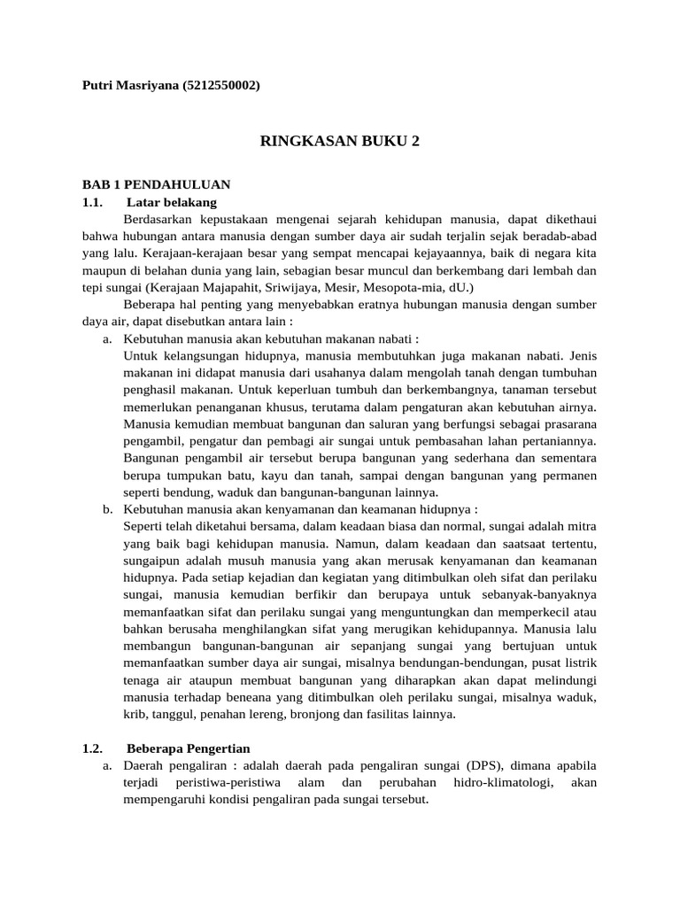 RINGKASAN BUKU 2 | PDF