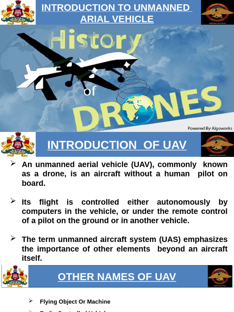 Introduction To Unmanned | PDF | Unmanned Aerial Vehicle | Aircraft