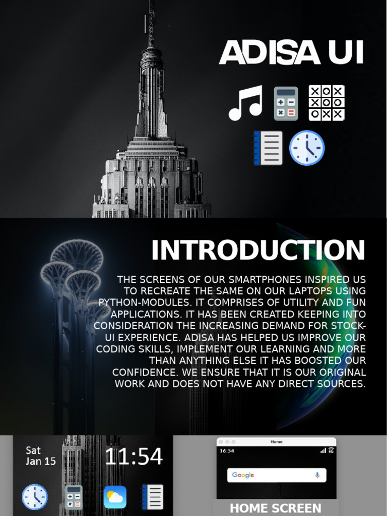 Python UI Applications for Laptops | PDF