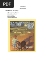 Because of Winn Dixie: Chapter Summaries and Vocabulary | PDF