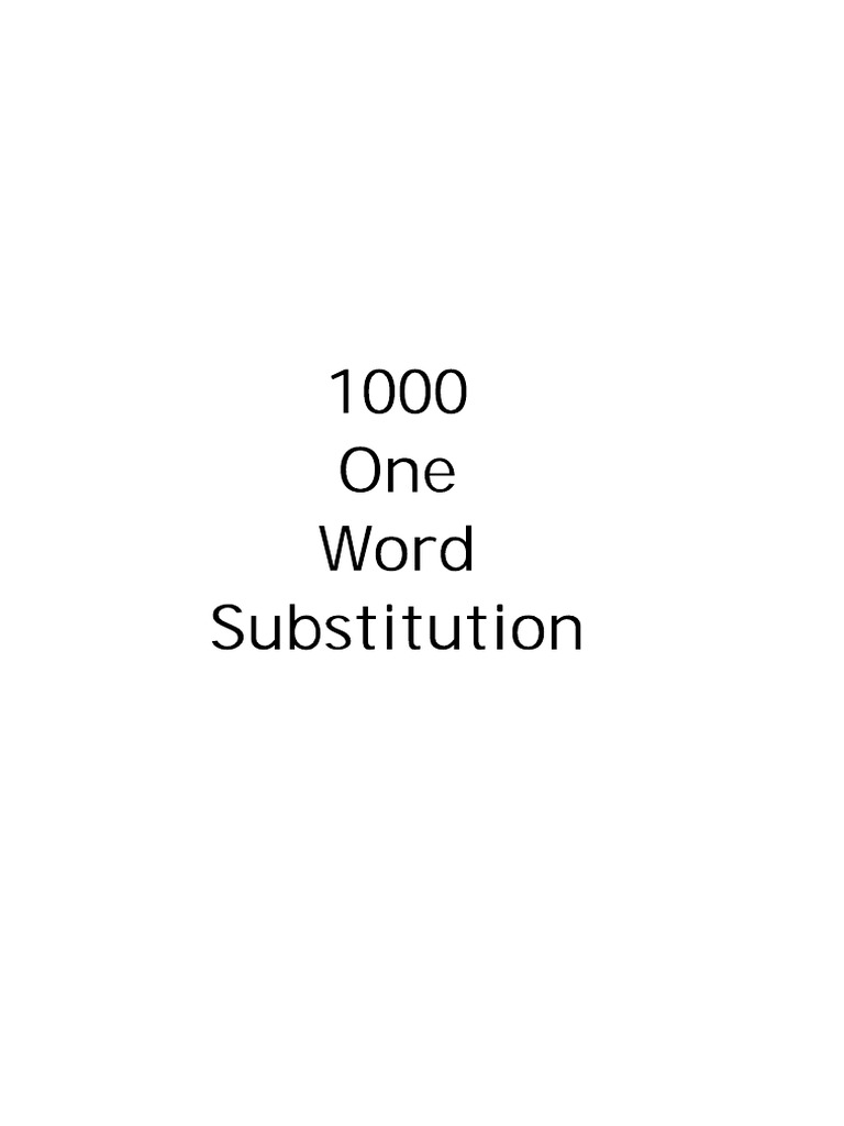 One Word Subs CDS English | PDF