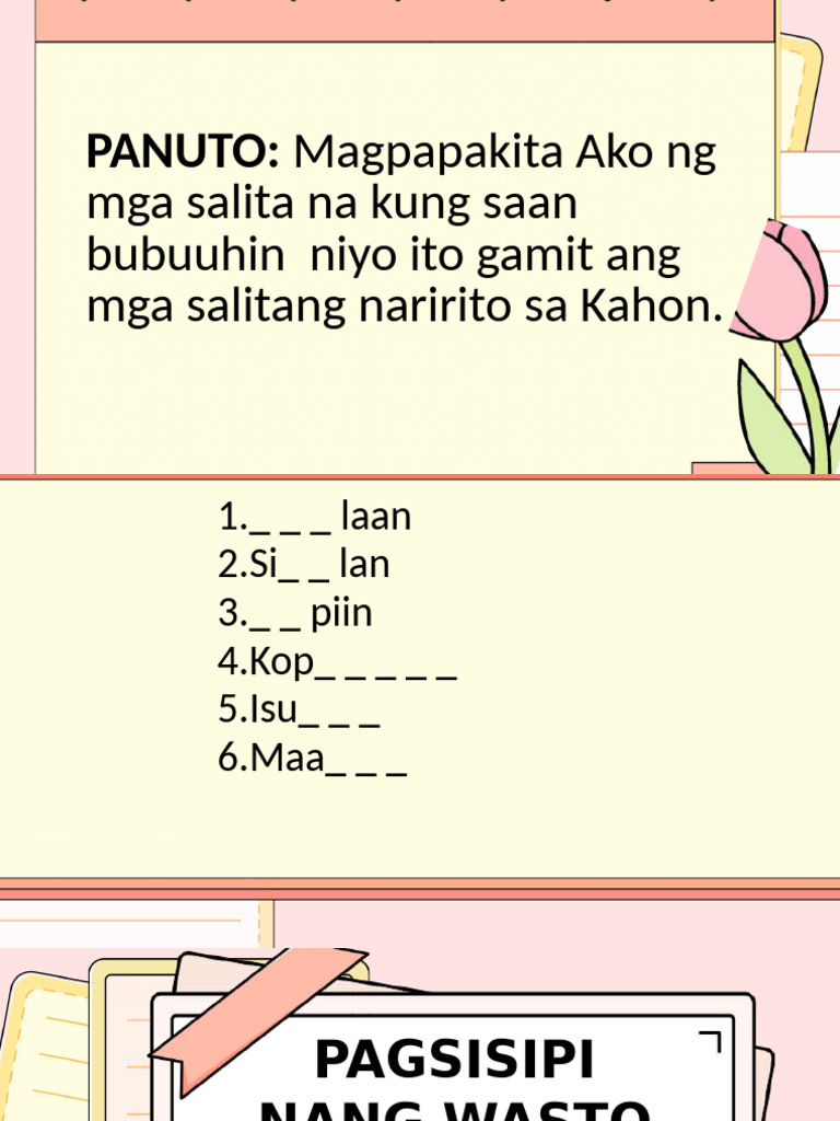 IN FILIPINO3 Week3 Day1 | PDF