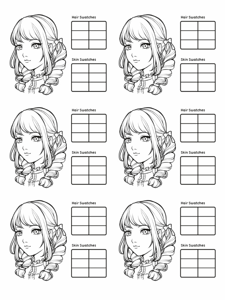 hair and skin practice sheet | PDF
