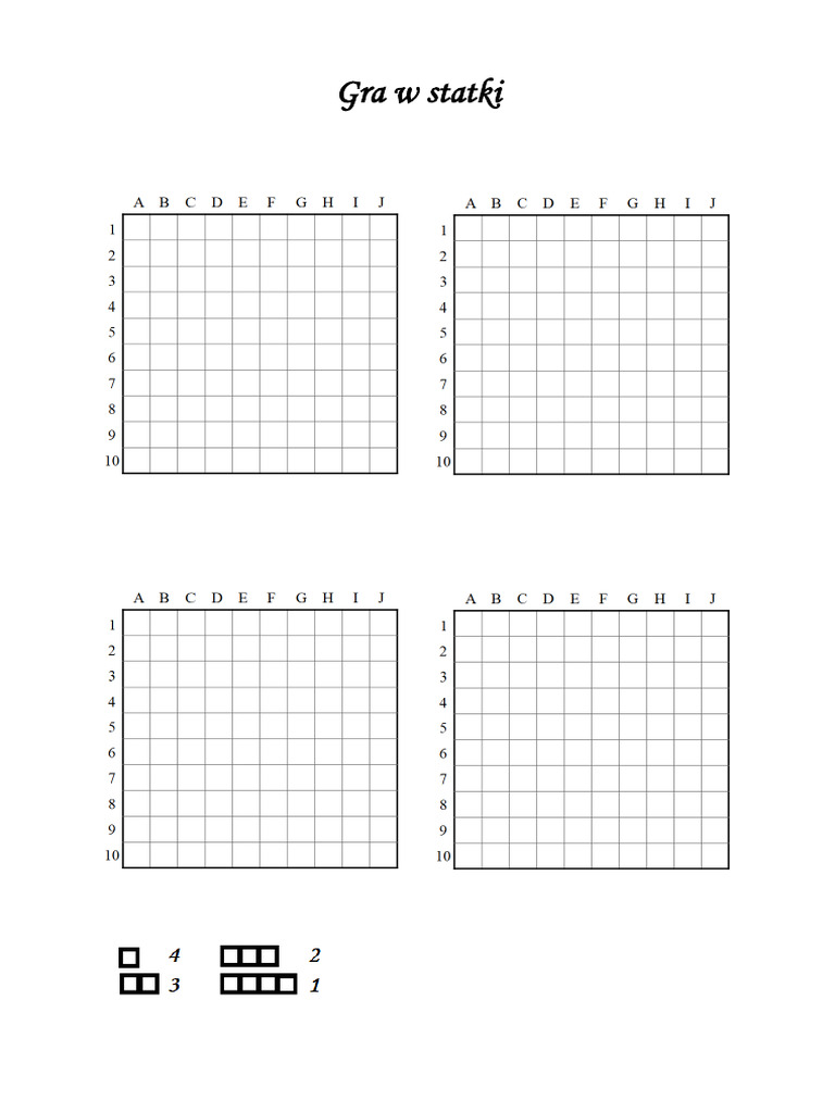 Gra W Statki | PDF