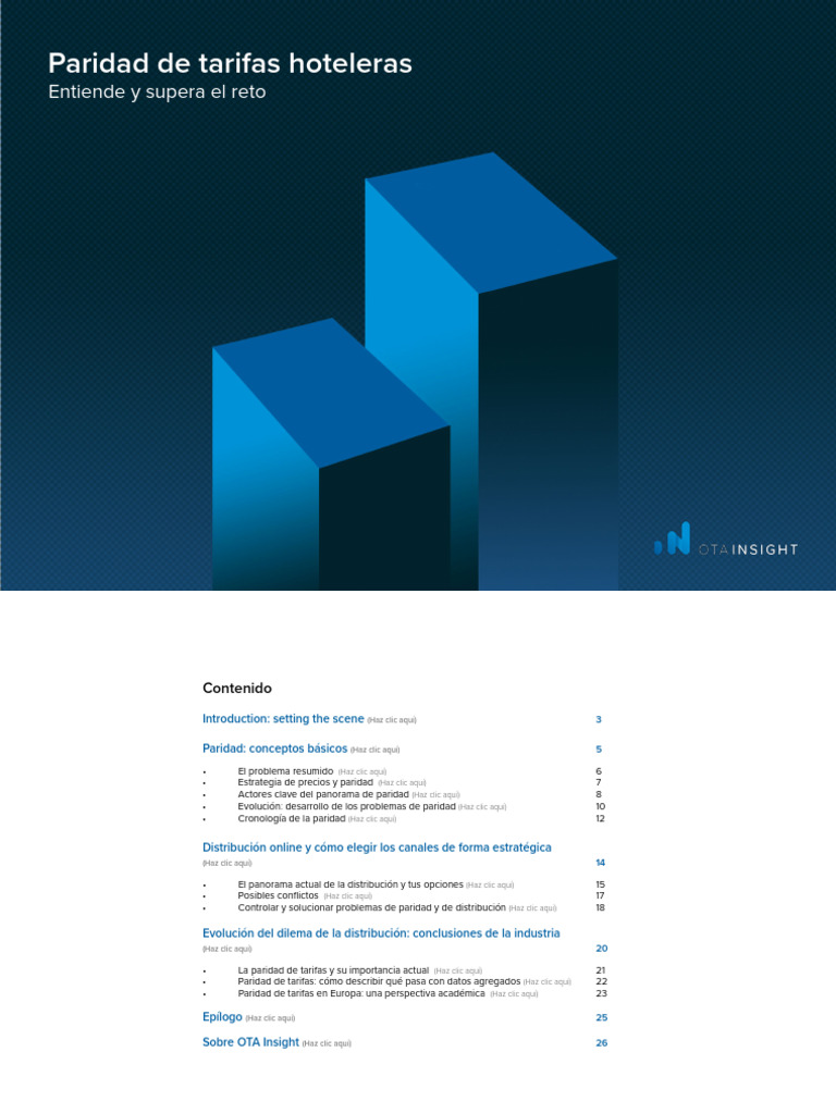Paridad de Tarifas Hoteleras: Claves y Soluciones | PDF | Hotel ...