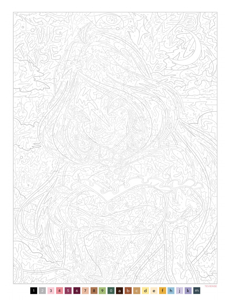 Coloriage Mystère Floraaa | PDF
