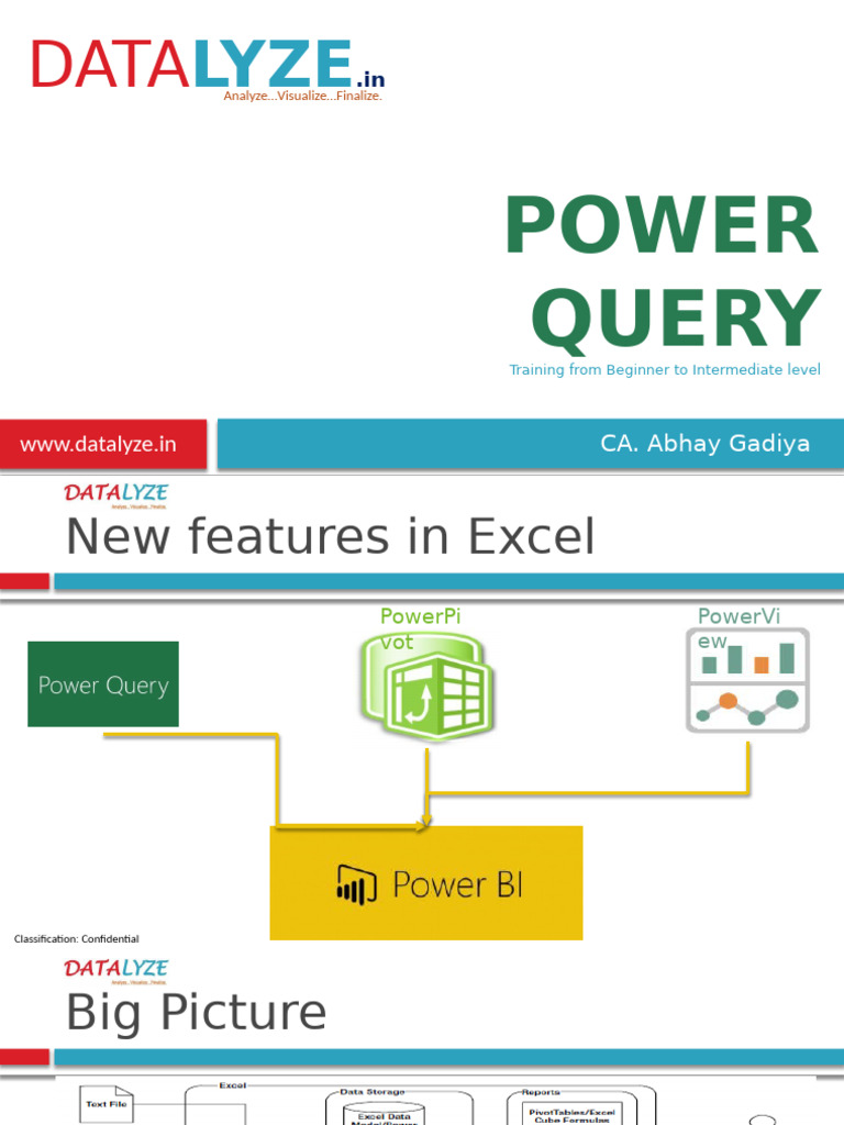 Power Query Training | PDF | Microsoft Excel | Software Engineering