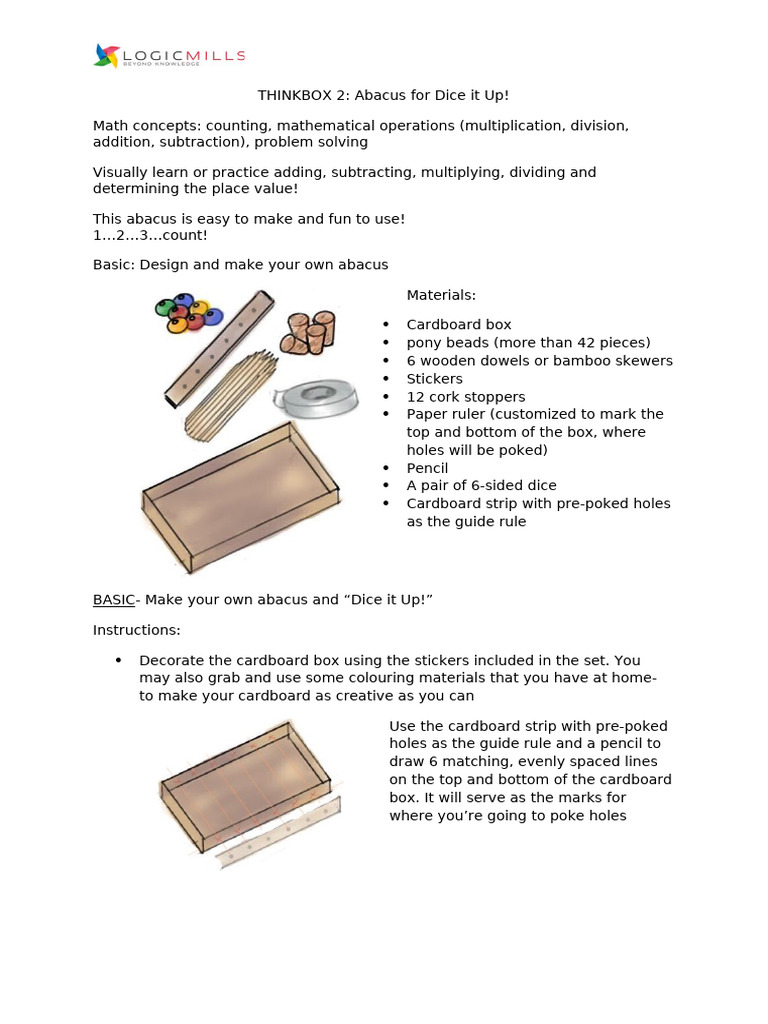 Create Your Own Abacus Game | PDF | Mathematics