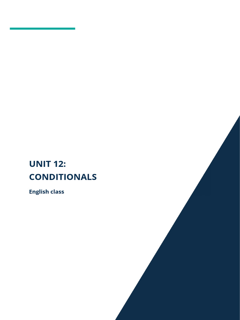 UNIT 15_ CONDITIONALS PRACTICE (RESPUESTAS) | PDF