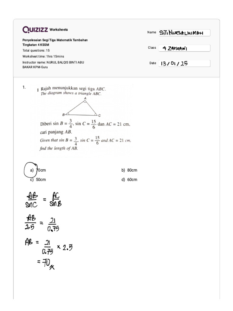 Addmath Siti | PDF