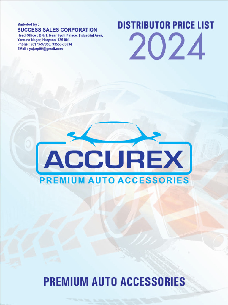 Price List Accessories Accurex New | PDF