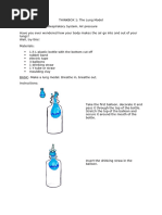 Lung Model With Two Lungs and Diaphragm Lab | PDF