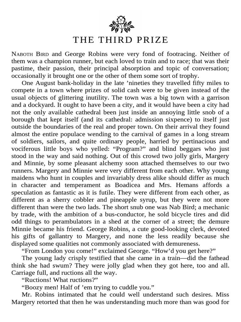 A.C The Third Prize | PDF