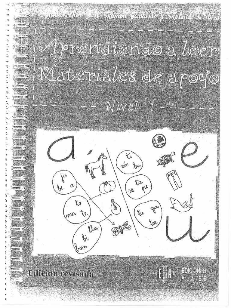Aprendiendo A Leer. Materiales de Apoyo | PDF
