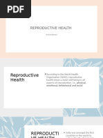 Reproductive Health Notes Class 12 | PDF | Sexually Transmitted ...