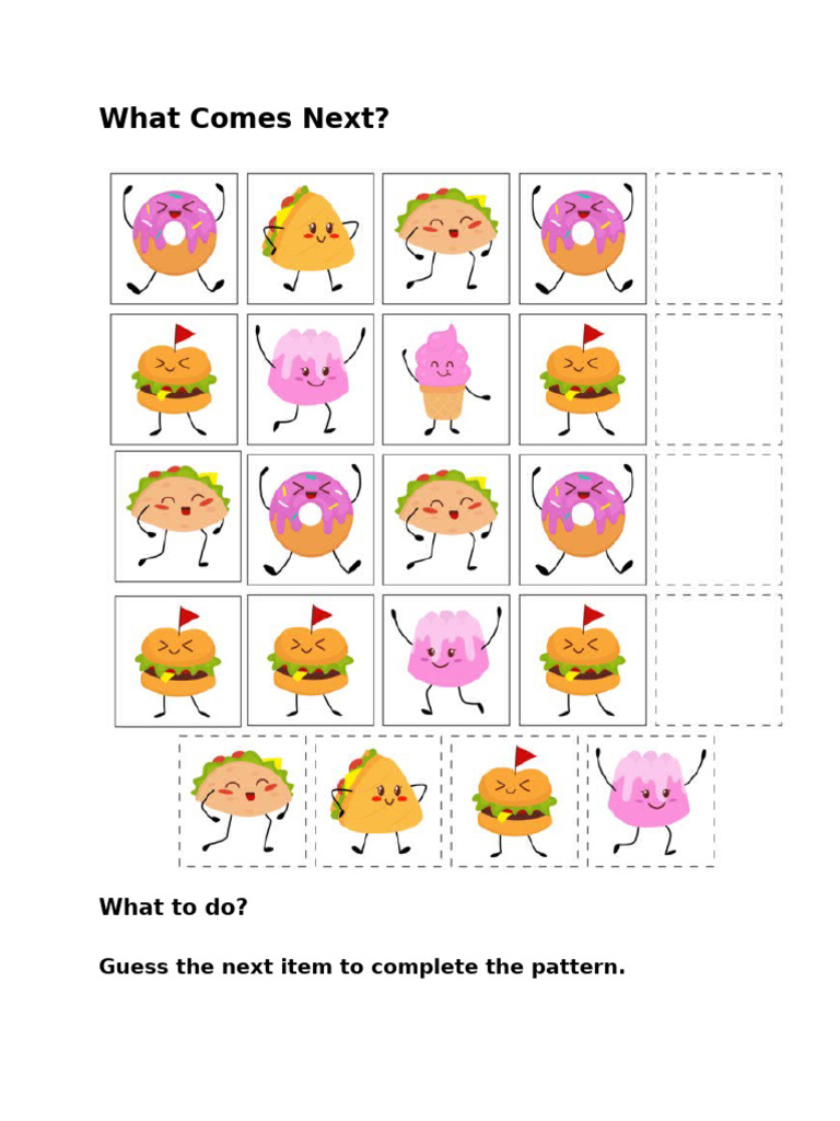 Patterns IV Numeracy Puzzle in Eng | PDF