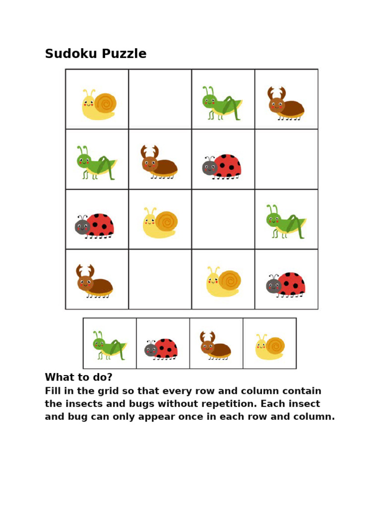 Sudoku and Logic I Numeracy Puzzle in Eng | PDF