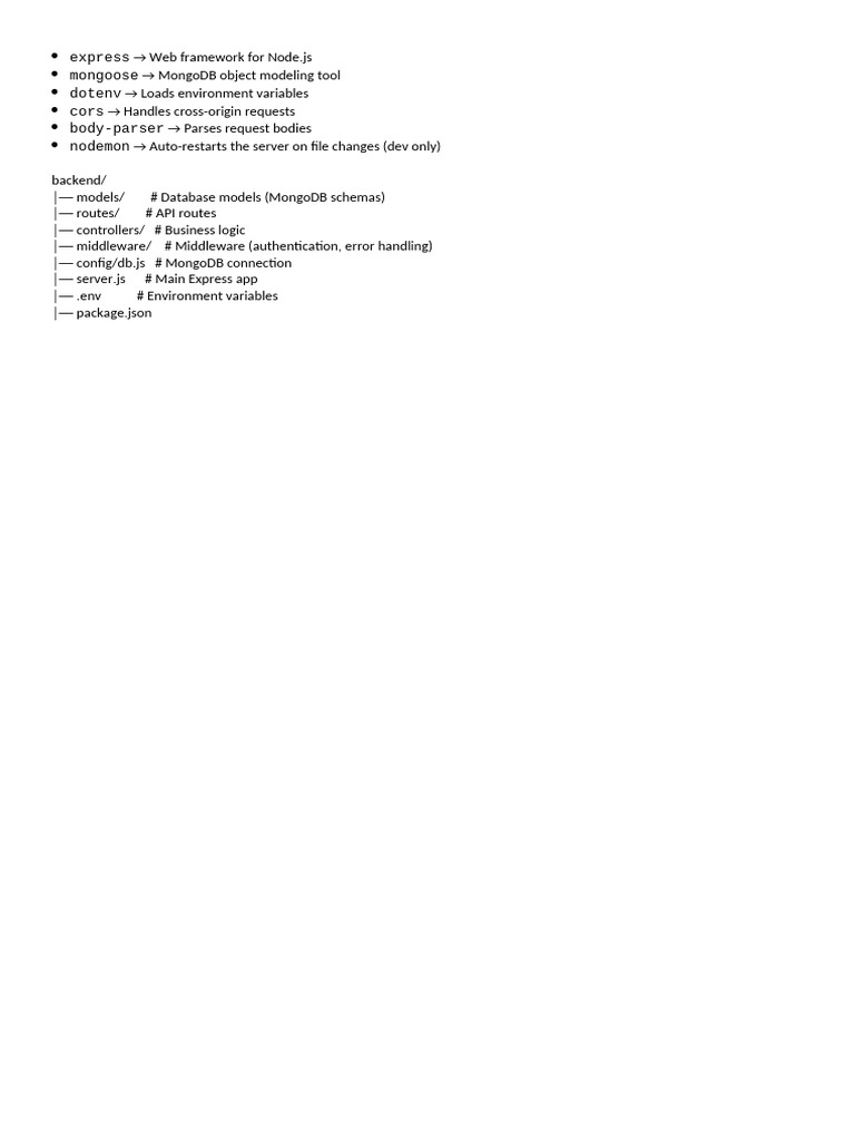Express Web Framework For Node | PDF