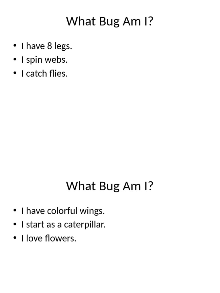 Fun Insect Riddles for Kids | PDF