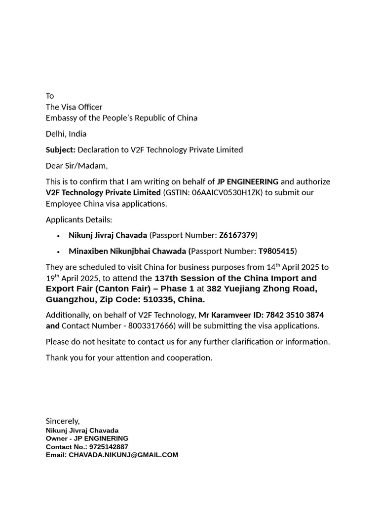 Declaration | PDF
